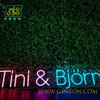 China Custom LED Name Wedding Neon Light Sign For Ceremony Decor Photo Booth Display for sale