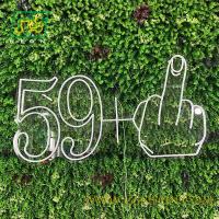 China Personalized Gift Neon Sign Light Creative LED Birthday Neon Sign For Photo Backdrop for sale