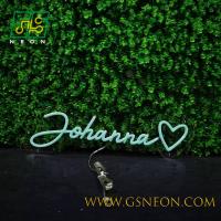 China Johanna Love Romantic Gift Neon Sign Light Custom LED Name Sign For Bedroom Wall Decor for sale