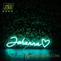 China Johanna Love Romantic Gift Neon Sign Light Custom LED Name Sign For Bedroom Wall Decor for sale