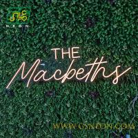 China Custom Wedding Last Name Neon Sign LED Personalized Surname Family Name Neon Sign for sale