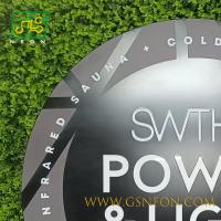 China Outdoor Round LED Logo Sign Illuminated Shop Front Signs For Business Advertising for sale