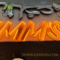 China Custom Made Infinity Mirror Letter Sign For Unique Storefront Branding Logos for sale