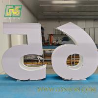 China Infinity Mirror Neon Channel Letter Floor Stand For Portable Store Entrance Displays for sale