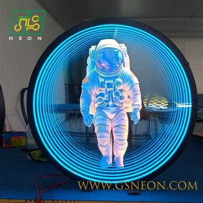 China Infinity LED Glow Mirror Light Box For Interior Elegant Retail Atmosphere for sale