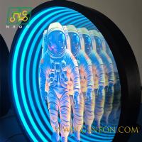 China Infinity LED Glow Mirror Light Box For Interior Elegant Retail Atmosphere for sale