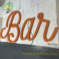 China Decorative Bar Acrylic Neon Light Sign Bright Illuminated Acrylic Signage for sale