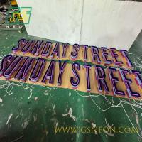China Open Face Exposed Neon LED Channel Letters High Visibility Bright Lighting for sale