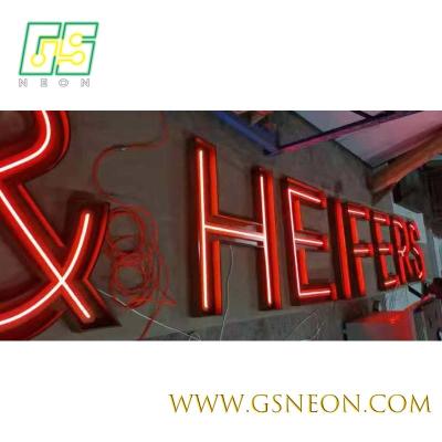 China Custom Illuminated LED Outdoor LED Neon Signs For Business Strengthen Brand for sale