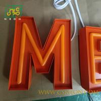 China Modern Neon Channel Letter Signs Exposed Neon Light Logo Sign Illuminated For Chain Store for sale