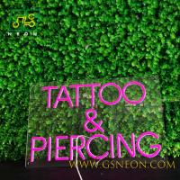 China Custom Tattoo And Piercing Neon Sign Light For Studio Reception Branding Display for sale