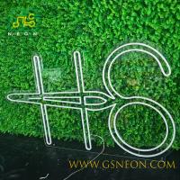 China Hair And Scissors LED Barber Neon Sign Light Wall Decor For Salon Window Branding Display for sale