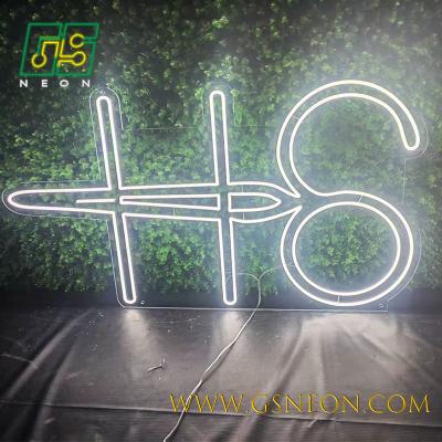 China Hair And Scissors LED Barber Neon Sign Light Wall Decor For Salon Window Branding Display for sale
