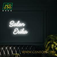 China Hair Salon Name Neon Light Sign Custom Shopfront LED Neon Sign Light for sale