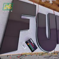 China Creative Colorful LIT Letter Sign Acrylic RGB LED Storefront Sign For Events Parties Bars for sale