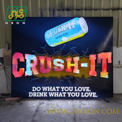 China Full Color Custom 3D Signs Illuminated Neon Light Sign For Advertising Events Shops for sale