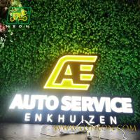 China Exterior Automotive Neon Signs LED Neon Light Sign For Garage Storefront Advertising for sale