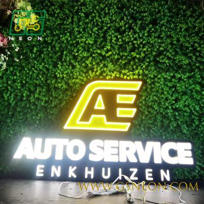 China Exterior Automotive Neon Signs LED Neon Light Sign For Garage Storefront Advertising for sale