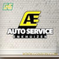 China Exterior Automotive Neon Signs LED Neon Light Sign For Garage Storefront Advertising for sale