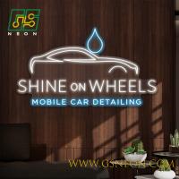 China Custom LED Neon Garage Signs For Auto Repair Branding Roadside Advertising for sale