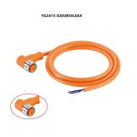 China 0.34mm2 Sensor Actuator Cable 5 Pin 2m Unshielded PUR Plug M12 Connectors for sale