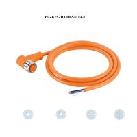 China PUR Plug Connectors Female M12 Sensor Actuator Cable 5 Pin 10m Unshielded A Coded for sale