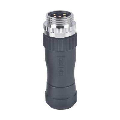 China 7/8 Inch 3 Pin 4 Pin 5 Pin Male Mini Change Connector Field Wireable Screw Termination for sale