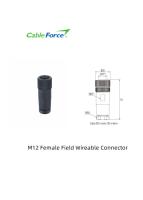 China Plastic Screw PG7 PG9 IP67 IP68 M12 5 Pin Connector A Code Female Field Installation for sale