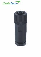 China Plastic Screw PG7 PG9 IP67 IP68 M12 5 Pin Connector A Code Female Field Installation for sale