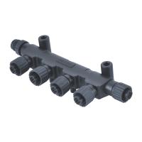 China Plastic Screw IP67 IP68 NMEA2000 M12 5 Pin Connector A Code 4 Way Male To Femalex5 for sale