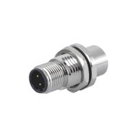 China A Code Male Female In One Through Wall Type M12 Panel Connector 5 Pin for sale