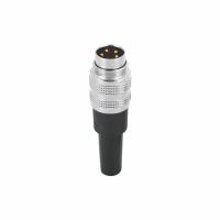 China IP65 EMI Shielded M16 Circular Connector Plastic Male Plug 12pin Gland Connector for sale