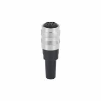 China IP65 EMI Shielded M16 Circular Connector Plastic Male Plug 12pin Gland Connector for sale