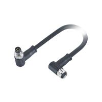China B Code M8 5 Pin Cable Right Angled 5Pin Molded Male To Female Cable for sale