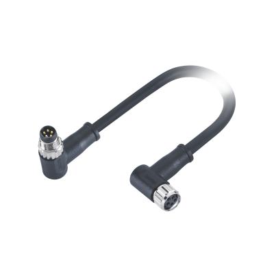 China B Code M8 5 Pin Cable Right Angled 5Pin Molded Male To Female Cable for sale