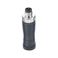 China Screw Fixing M8 Circular Connector 3Pin 4Pin M8 Field Wireable Connector for sale