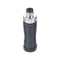 China Screw Fixing M8 Circular Connector 3Pin 4Pin M8 Field Wireable Connector for sale