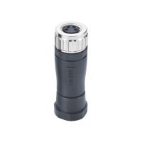 China Screw Fixing M8 Circular Connector 3Pin 4Pin M8 Field Wireable Connector for sale
