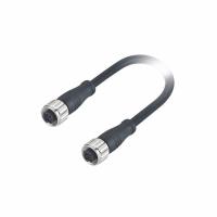 China Unshielded M12 Sensor Actuator Cable Female To Female 5 Pole A Code 2m Connecting for sale
