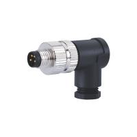China Right Angled Field Wireable M8 Connector PA66 GF Contact Carrier IP67 Rated for sale