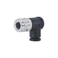China Right Angled Field Wireable M8 Connector PA66 GF Contact Carrier IP67 Rated for sale