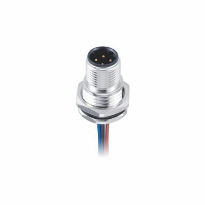 China D Code M12 Circular Connector Profinet Factor Automation PG9 Front Fastened for sale