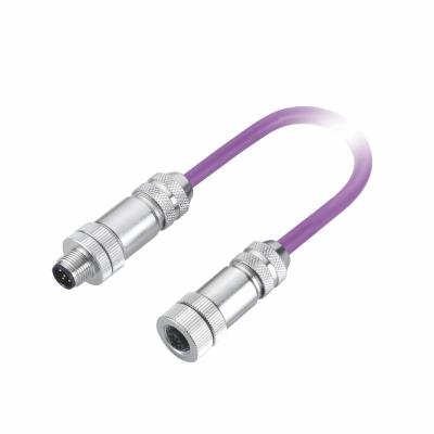 China B Code Profibus M12 Connector Wiring Field Installable Connector IP67 for sale