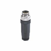China Field Wire Cable Mini Change Connectors Industrial Automation Male 3 Pin A Code for sale