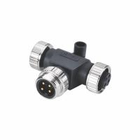 China 2xFemale Male NMEA 2000 Cables 3Pin A Code Marine Mini Change T Connector for sale