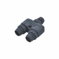 China Male To Malex2 NMEA 2000 Cables Y Splitter Connector Plastic Boat Cordsets for sale