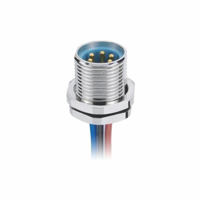 China 3 Pin Mini Change Connectors A Code Panel Mount Male Receptacle for sale