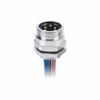 China 3 Pin Mini Change Connectors A Code Panel Mount Male Receptacle for sale