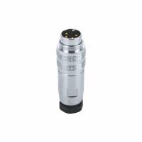 China Installable M16 Waterproof Circular Connector Male 4 Pin EMI Shielded Assembly for sale