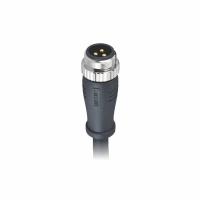 China Male 4 Pin M16 Circular Connector Unshielded Soldering Type Single Ended PVC for sale